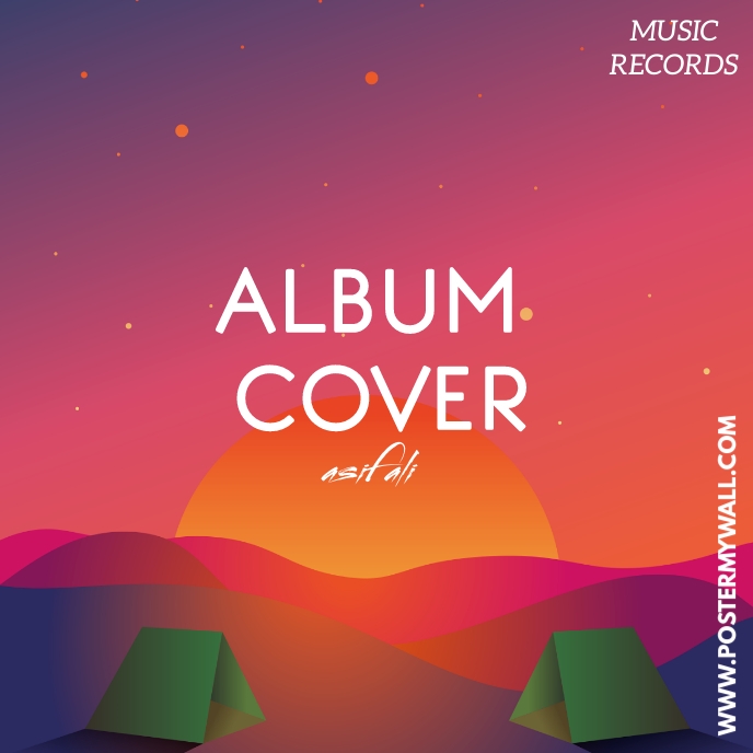 Album Cover For Music Template | PosterMyWall