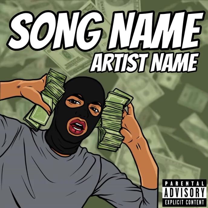 Album Cover - Got My Money Template | PosterMyWall