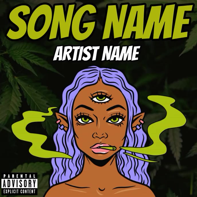 Album Cover - High On Life Template | PosterMyWall