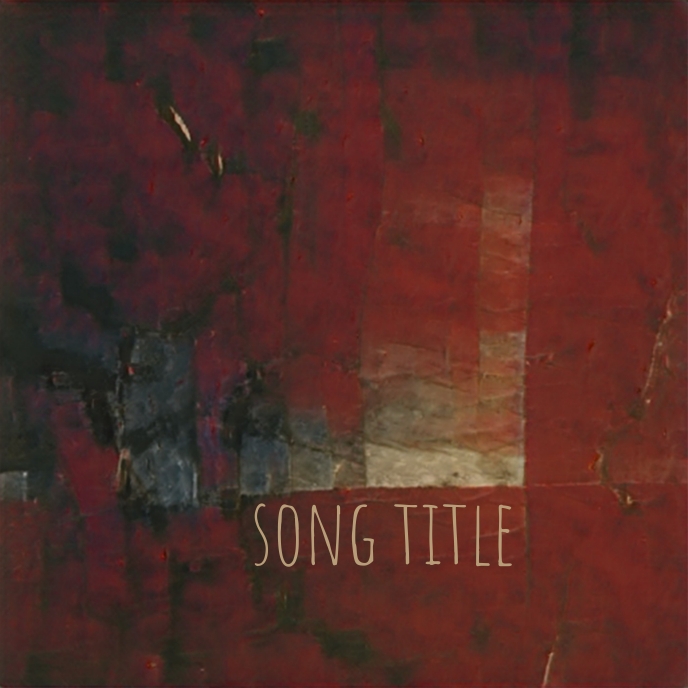 Album Cover - Hollow Red Template | PosterMyWall