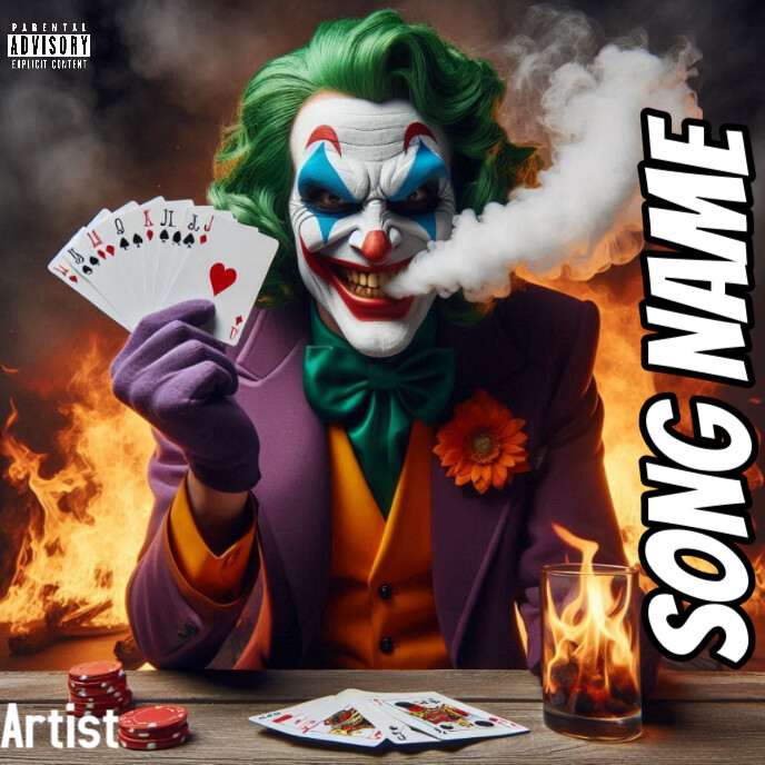 Album Cover Joker Album Cover Album Cover Template | PosterMyWall