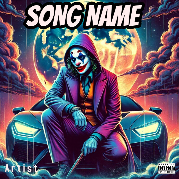 Copy of Album Cover Joker Album Cover Album Cover | PosterMyWall