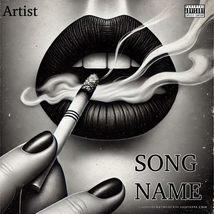 Copy of Album Cover Lips Album Cover Album Cover | PosterMyWall