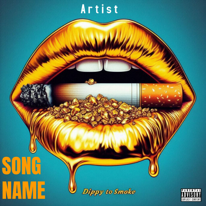 Album Cover Lips Album Cover Album Cover Template | PosterMyWall