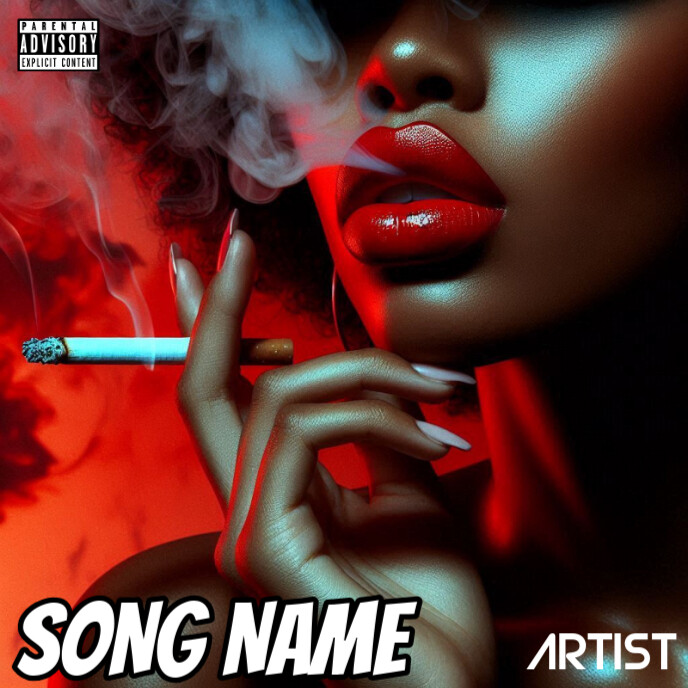 Copy of Album Cover Lips Album Cover Album Cover | PosterMyWall