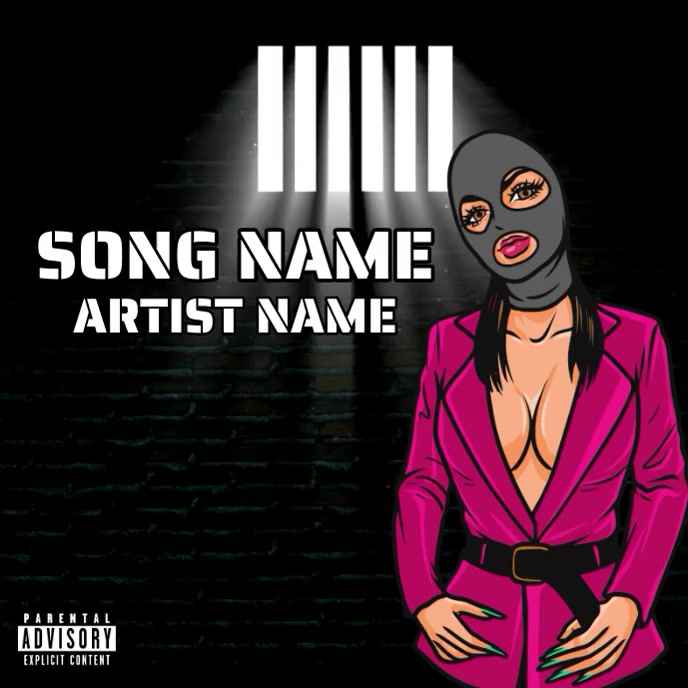 Album Cover - Locked Up Template | PosterMyWall