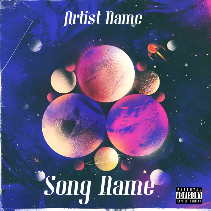 Album Cover Mixtape Cover Art Template | PosterMyWall