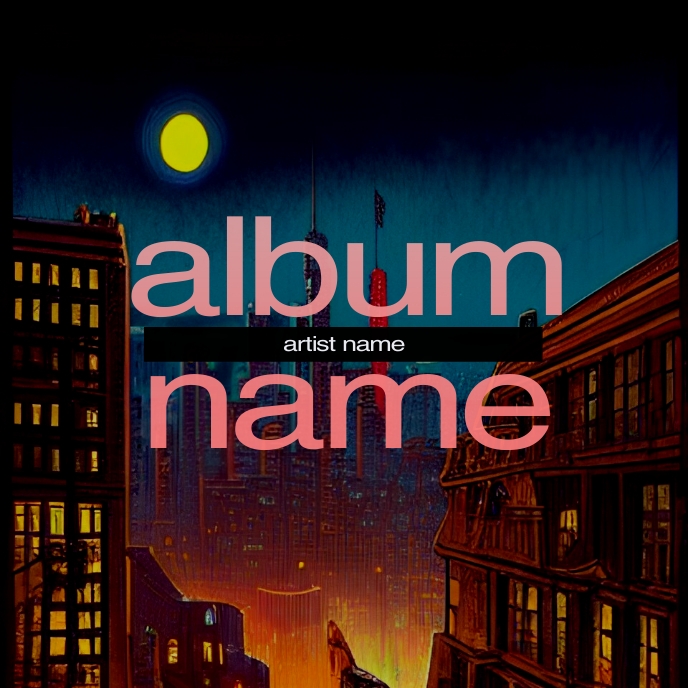 Album cover music,Spotify,soundcloud (1) Template | PosterMyWall