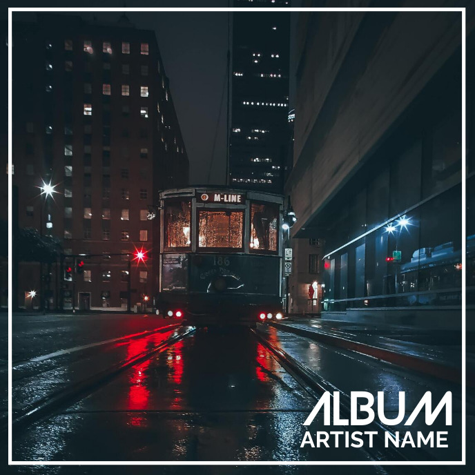Copy of Album cover of a tram | PosterMyWall