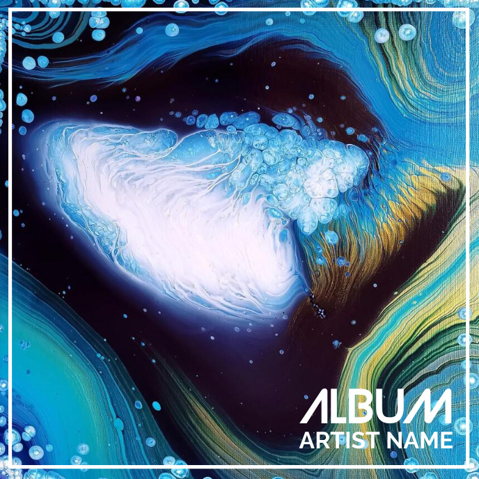 Copy of Album cover of abstract art | PosterMyWall