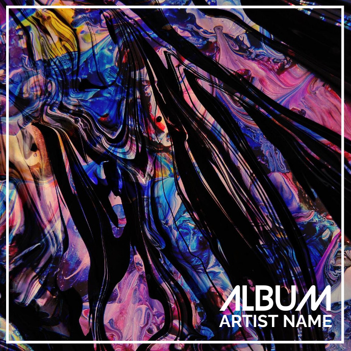 Copy of Album cover of abstract art | PosterMyWall