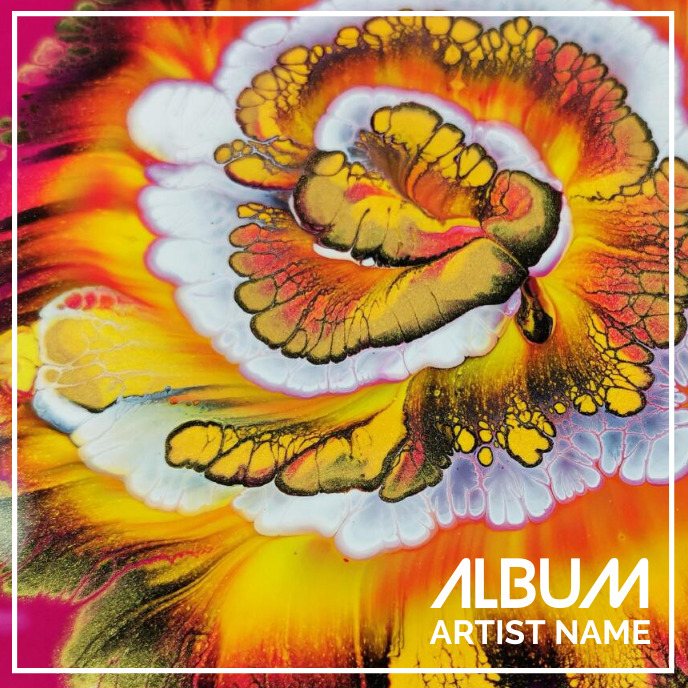 Copy of Album cover of abstract art | PosterMyWall