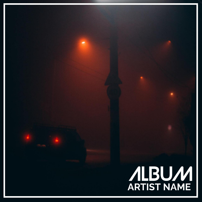 Album cover of city night Template | PosterMyWall