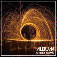 Album cover of fire Template | PosterMyWall