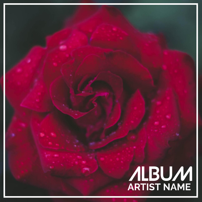 Album cover of flower Template | PosterMyWall
