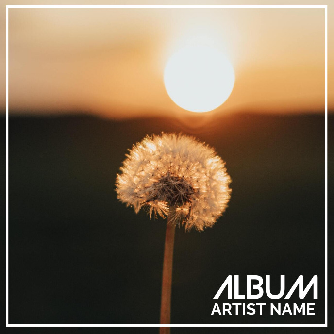 Album cover of flower Template | PosterMyWall