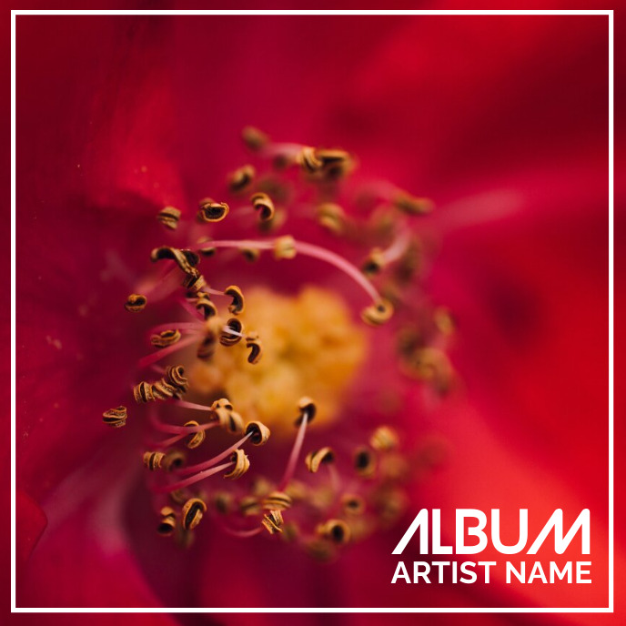 Album cover of flower Template | PosterMyWall
