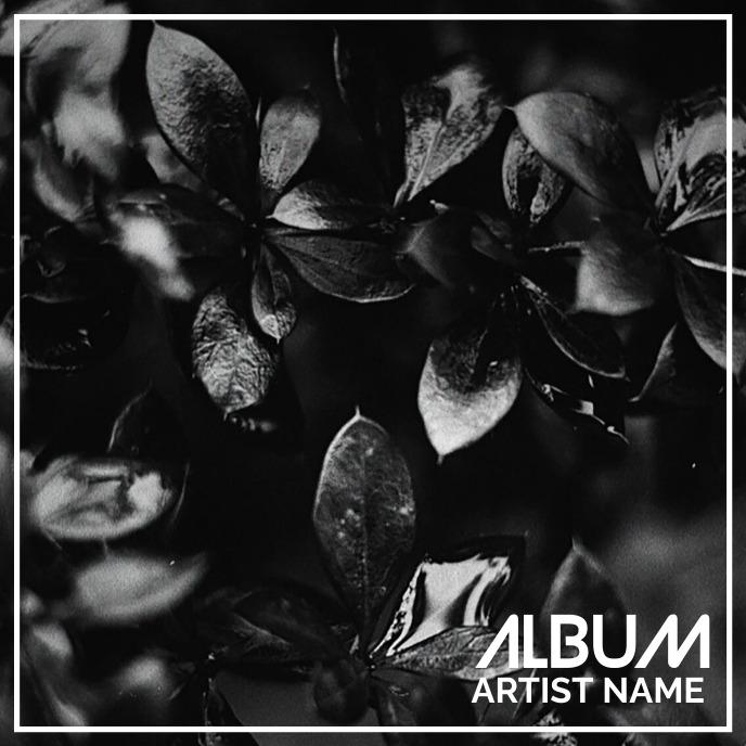 Album cover of leaves Template | PosterMyWall