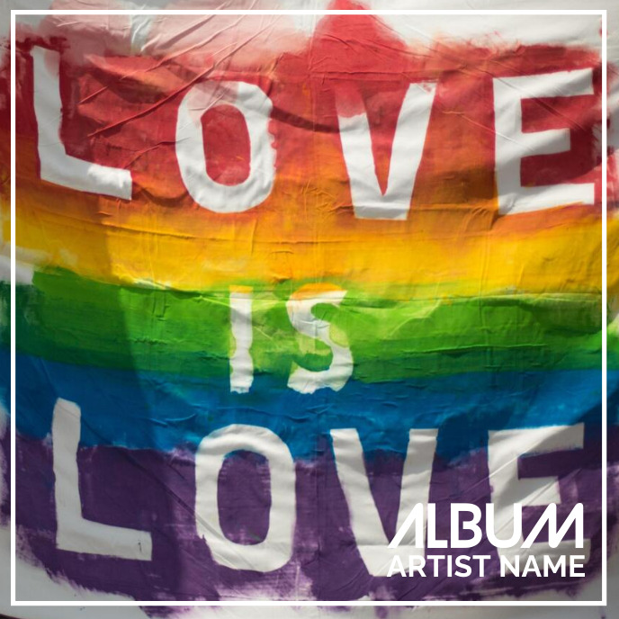 album cover of lgbtq Template | PosterMyWall