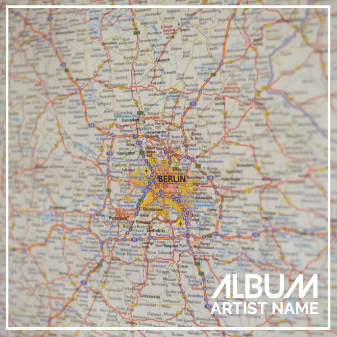 Album cover of map Template | PosterMyWall