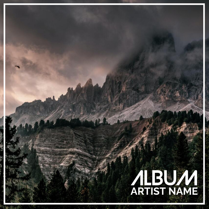 Album cover of mountains Template | PosterMyWall