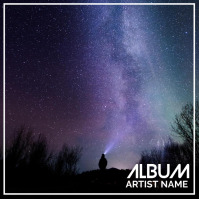 Album cover of night sky Template | PosterMyWall