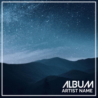 Album cover of night sky Template | PosterMyWall
