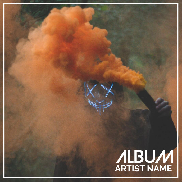 Album cover of smoke Template | PosterMyWall