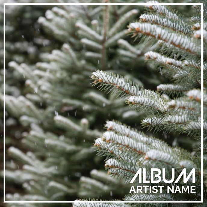 Album cover of snow Template | PosterMyWall