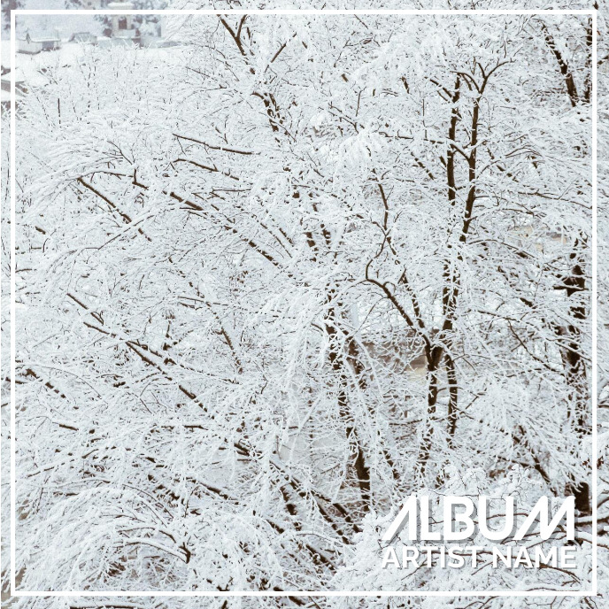 Album cover of snow Template | PosterMyWall