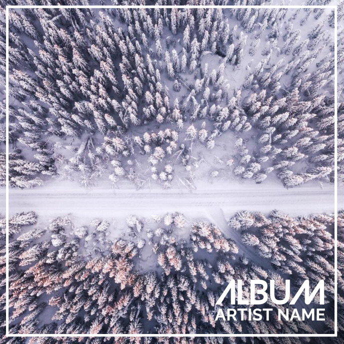 Album cover of snow Template | PosterMyWall