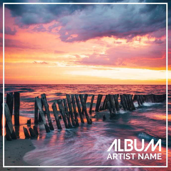 Album cover of sunset Template | PosterMyWall