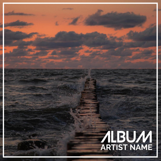 Album cover of sunset Template | PosterMyWall