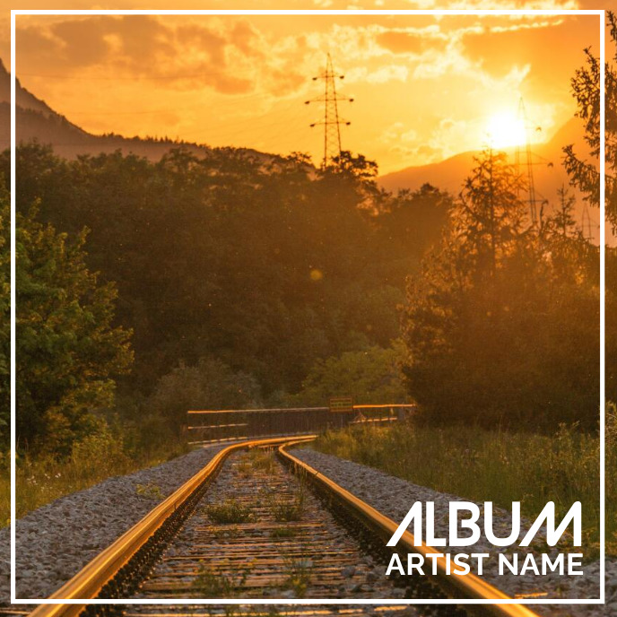 Album cover of sunset Template | PosterMyWall
