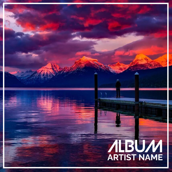 Copy of Album cover of sunset | PosterMyWall