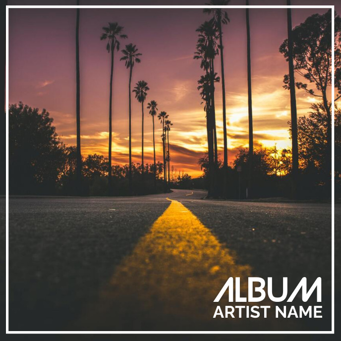 Album cover of sunset Template | PosterMyWall