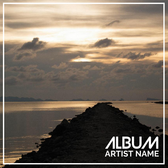 Album cover of sunset Template | PosterMyWall