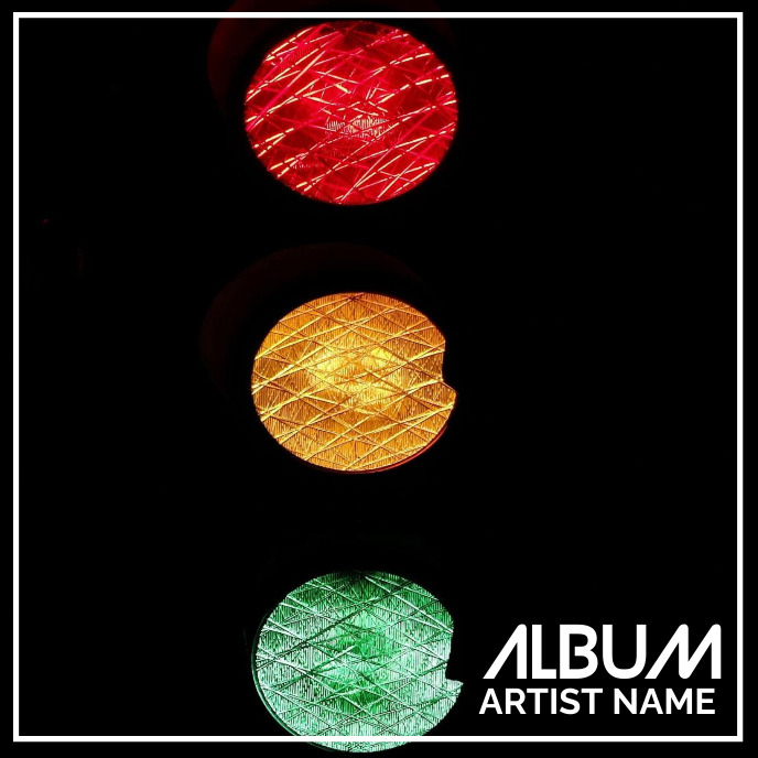 Capa Do álbum do folheto do Semáforo Modelo | PosterMyWall