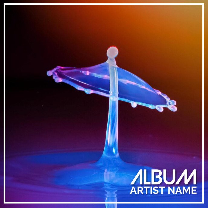 Album cover of water Template | PosterMyWall