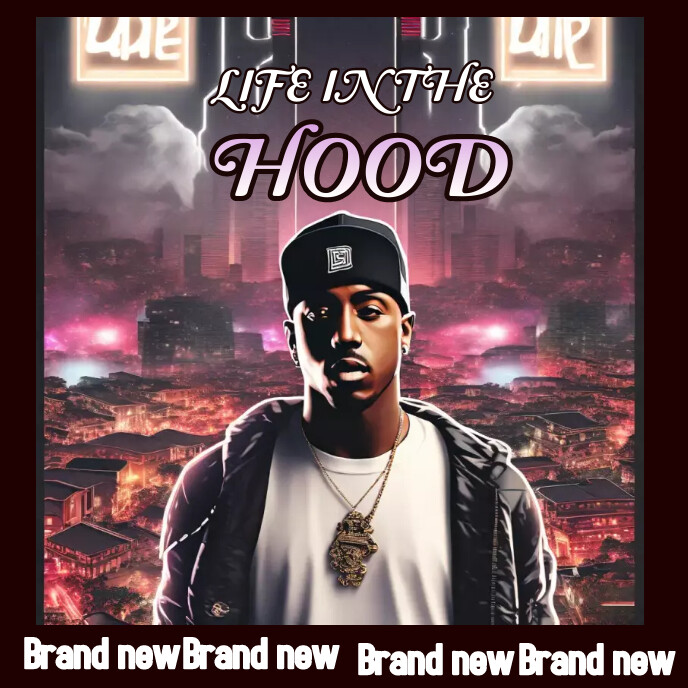 ALBUM COVER RAP (1) Template | PosterMyWall