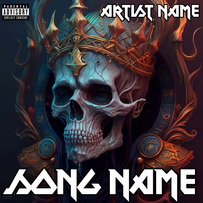 Copy of Album Cover - Skull King | PosterMyWall