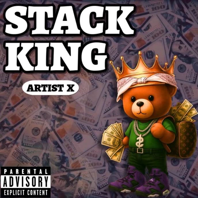 Plantilla de Album Cover - Stack King 1 | PosterMyWall