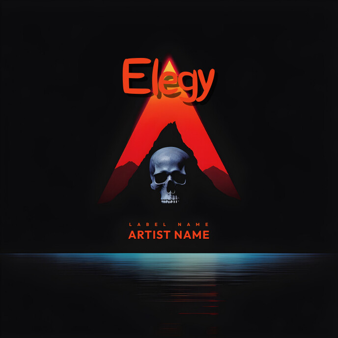 Plantilla de Album Cover Template "ELEGY" Music Cover | PosterMyWall