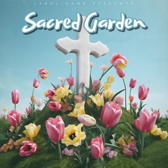 Album Cover Template "SACRED GARDEN" | PosterMyWall