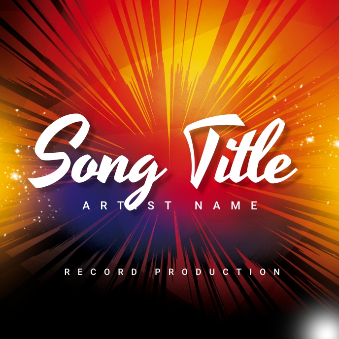 Album cover template | PosterMyWall