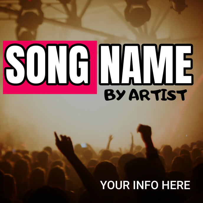 album cover template social media | PosterMyWall