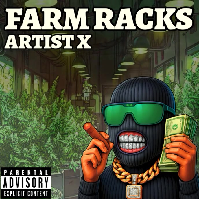 Album Cover Template Video - Farm Racks | PosterMyWall