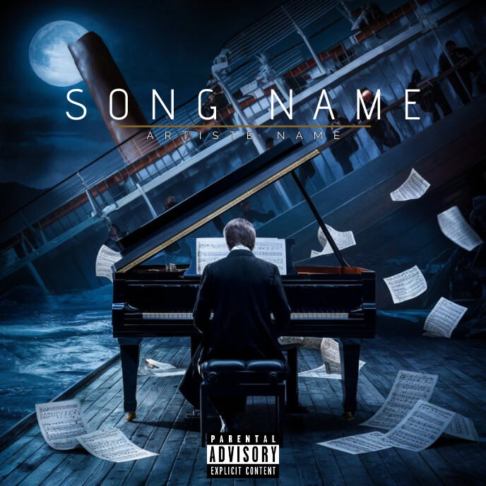 album cover titanic Template | PosterMyWall