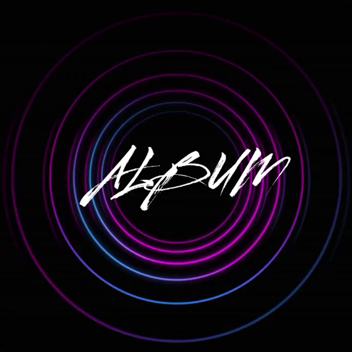 Album Cover Triangle Video Template | PosterMyWall