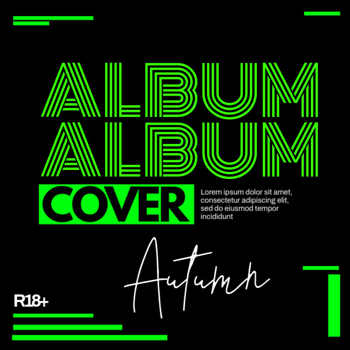 album cover.a Template | PosterMyWall